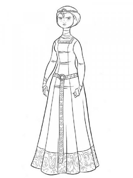 Brave coloring pages