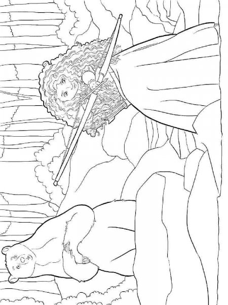 Brave coloring pages