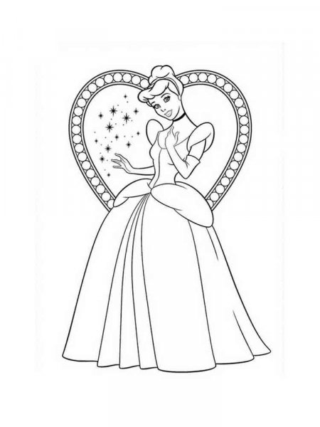 Cinderella coloring pages