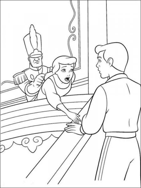 Cinderella coloring pages