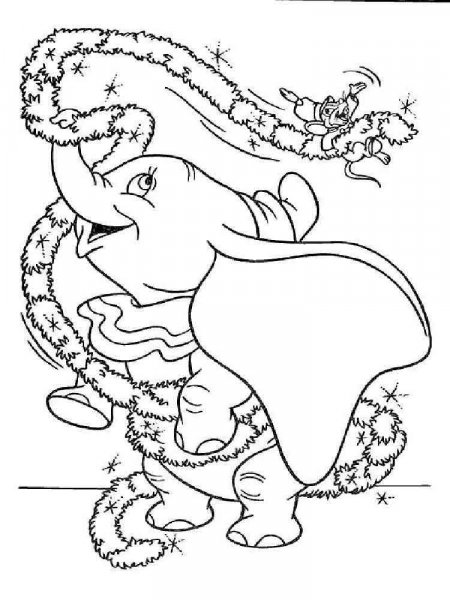 Dumbo coloring pages