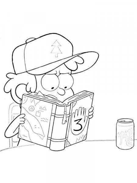 Gravity Falls coloring pages