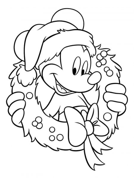 Mickey and Minnie Mouse coloring pages