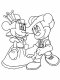 Mickey and Minnie Mouse coloring pages