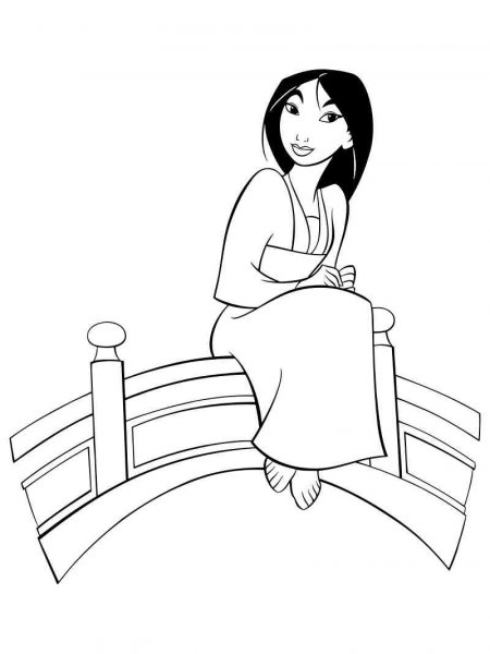 Mulan coloring pages