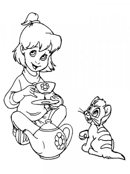 Oliver & Company coloring pages