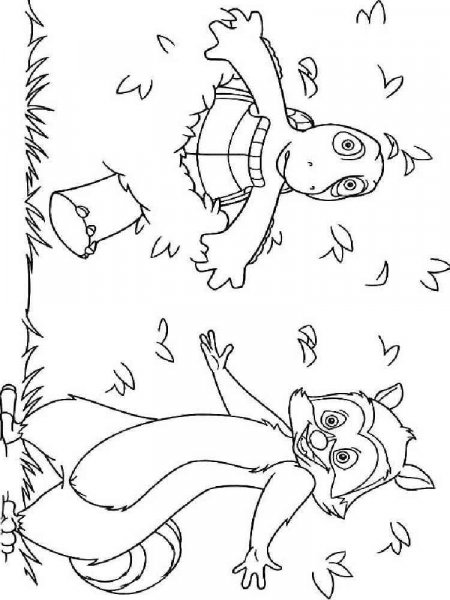Over the Hedge coloring pages