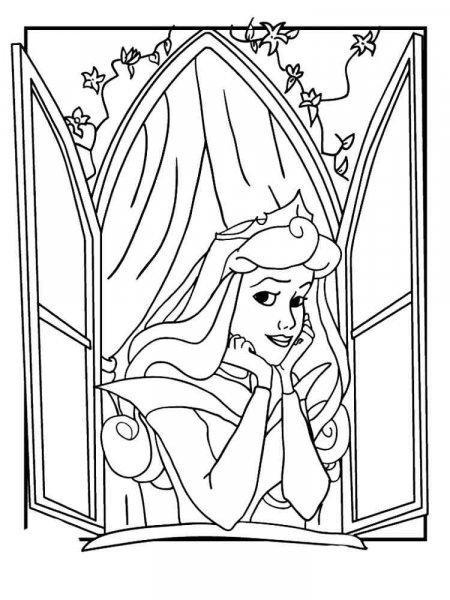 Sleeping Beauty coloring pages