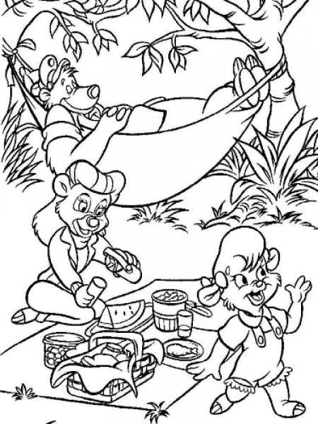 Tale Spin coloring pages