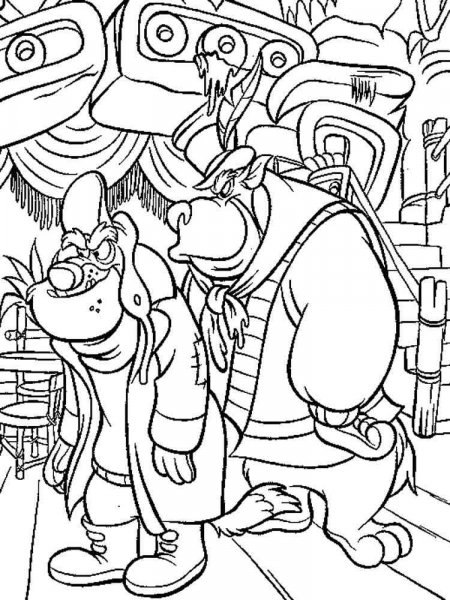 Tale Spin coloring pages