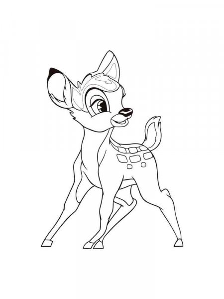 Bambi coloring pages