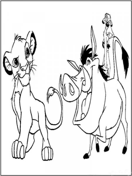The Lion King coloring pages