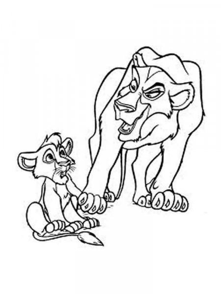 The Lion King coloring pages