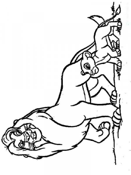 The Lion King coloring pages