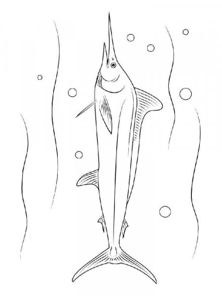 Marlin coloring pages