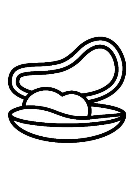 Mussel coloring pages