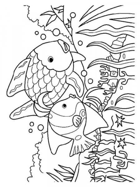 Underwater World coloring pages