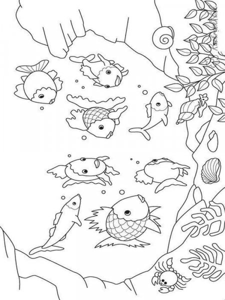 Underwater World coloring pages