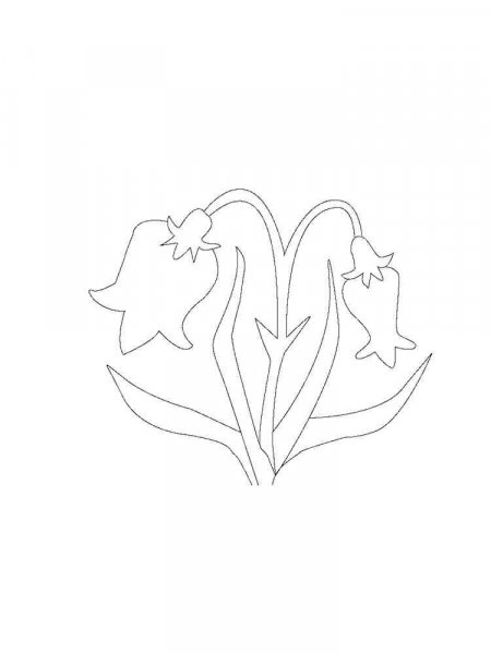 Bellflower coloring pages. Download and print Bellflower coloring pages