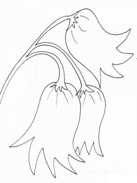 Bellflower coloring pages. Download and print Bellflower coloring pages