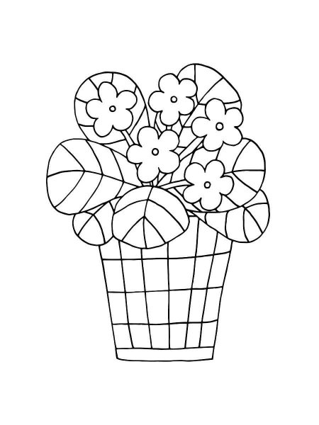 Flower Pot coloring pages