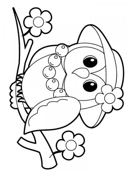 Animals for girls coloring pages