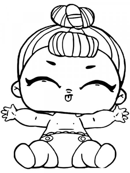 Baby LOL Surprise coloring pages
