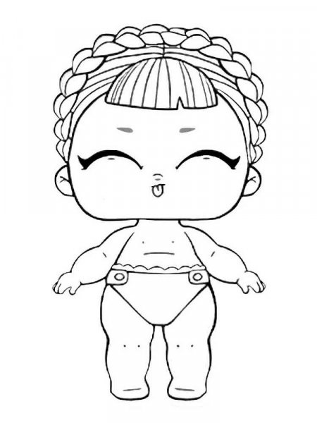 Baby LOL Surprise coloring pages