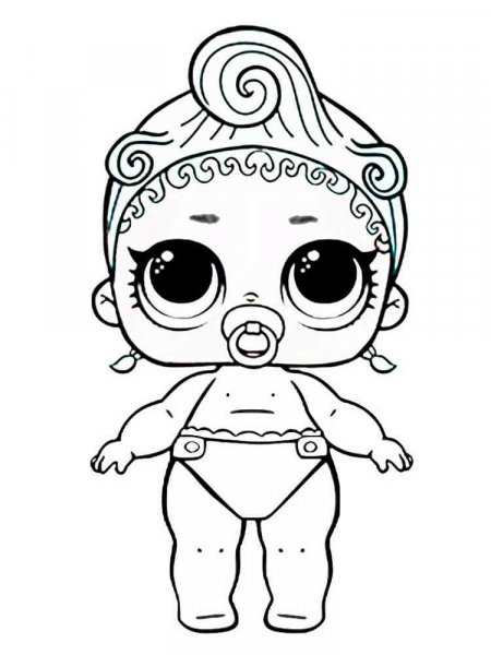 Baby LOL Surprise coloring pages