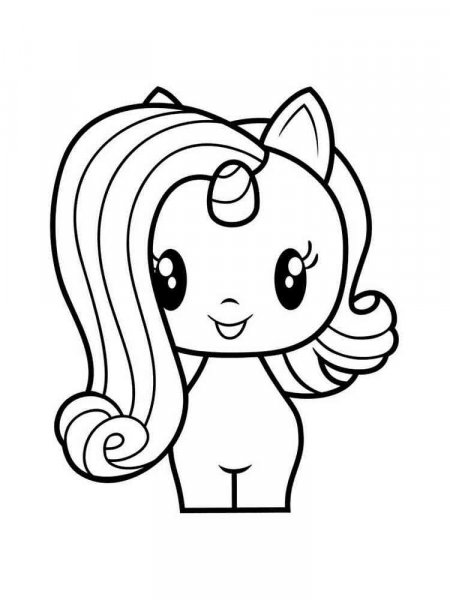 Cute Unicorns coloring pages