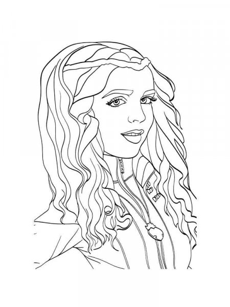 Descendants coloring pages