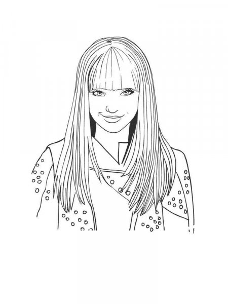 Descendants coloring pages