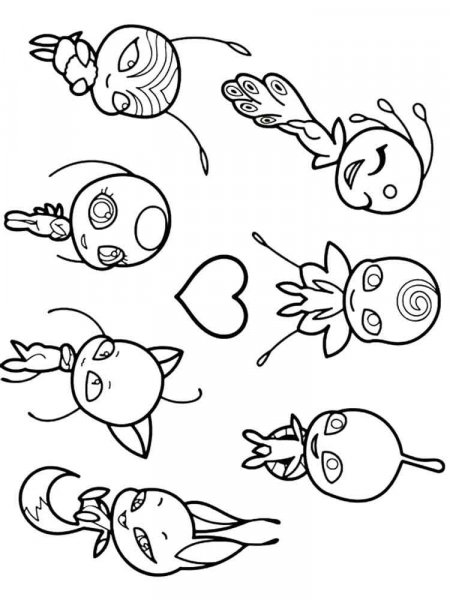 Kwami coloring pages