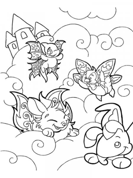 Neopets coloring pages