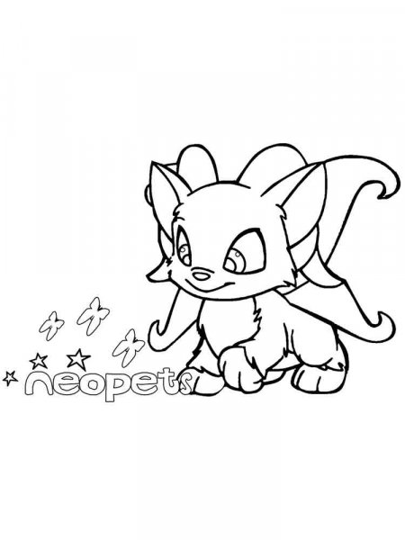 Neopets coloring pages
