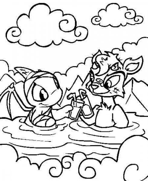 Neopets coloring pages