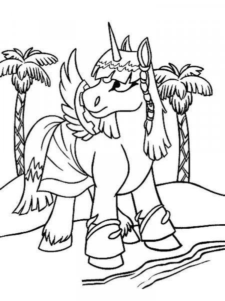 Neopets coloring pages