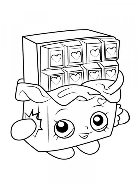 Squishy coloring pages