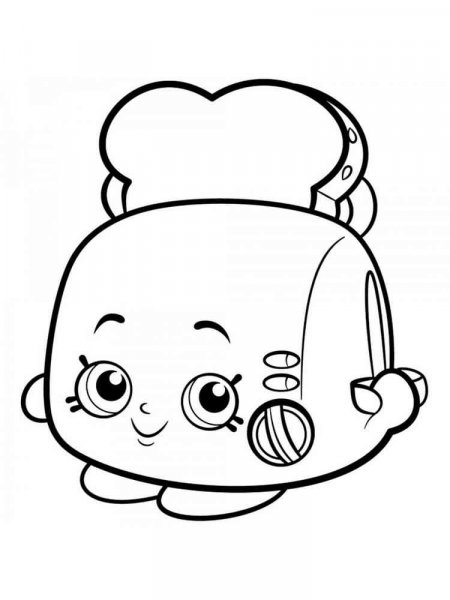 Squishy coloring pages