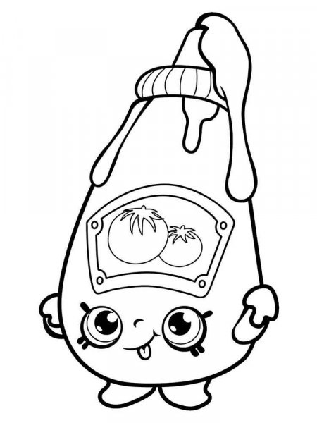 Squishy coloring pages