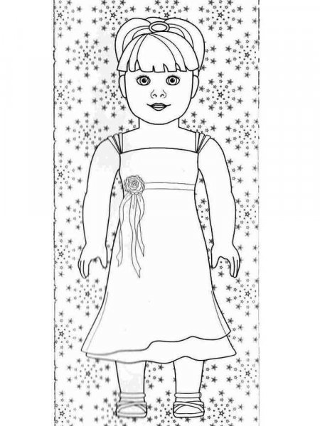 American Girl Doll coloring pages