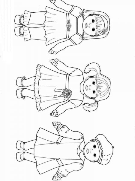 American Girl Doll coloring pages
