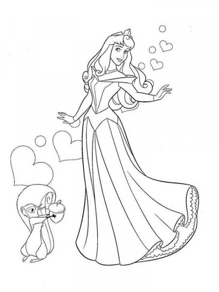 Aurora Disney Princess coloring pages