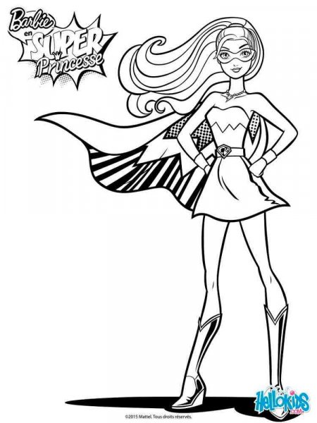 Barbie in Princess Power coloring pages