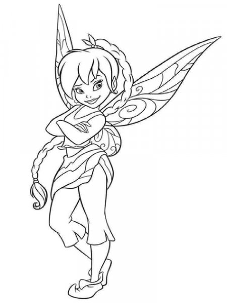Disney Fairy Silvermist coloring pages