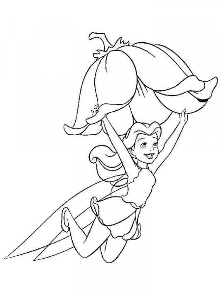 Disney Fairy Silvermist coloring pages