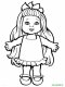 Dolls coloring pages