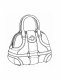 Handbag coloring pages