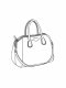 Handbag coloring pages