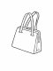 Handbag coloring pages